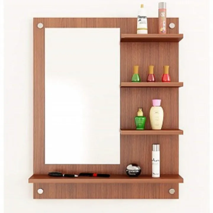 Fabulous DIY Wall Mounted Dressing Table / Wall Mirror With Shelf White ...