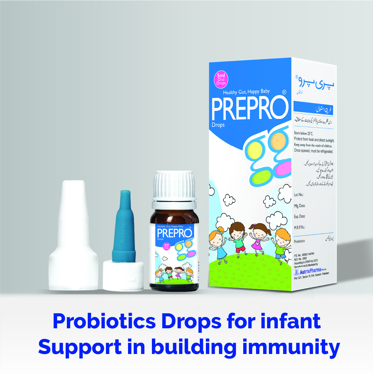 PrePro GG Probiotics Drops for Infants - Digestive Health Support - 5ml ...
