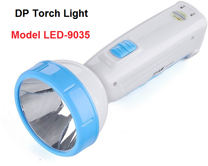 DP 1-Watt Rechargeable LED Torch (Multicolor) (DP_9035) | Daraz.pk