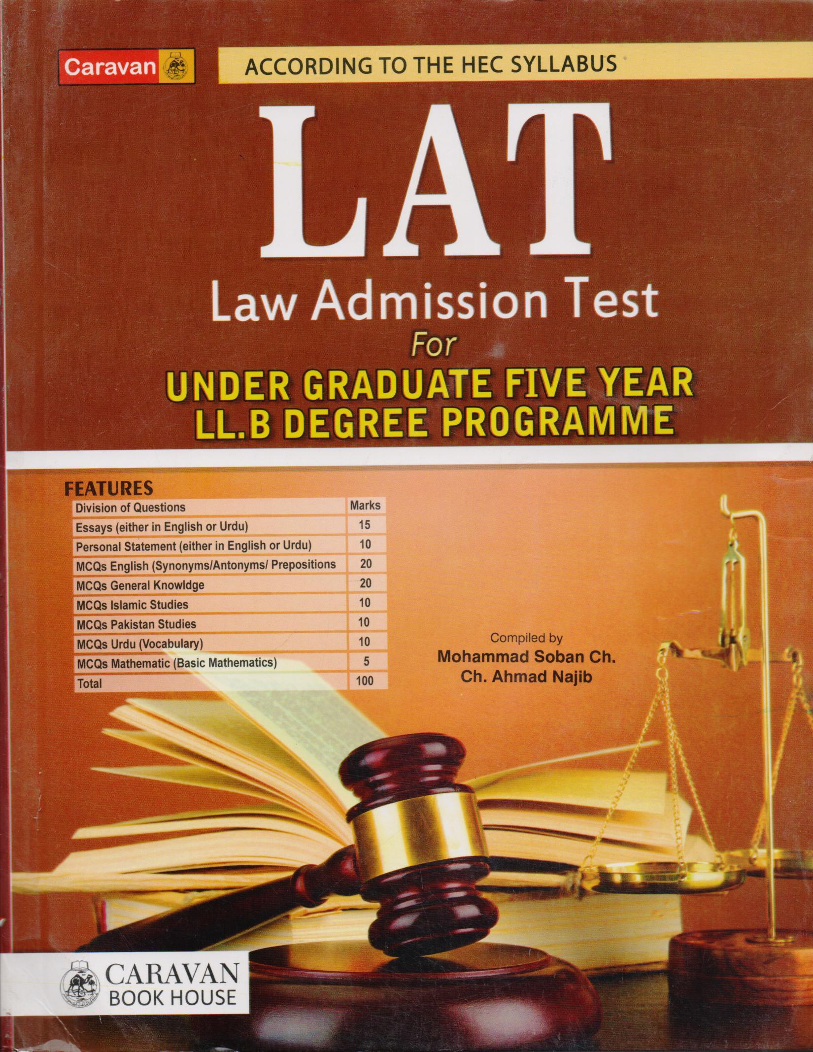Lat Law Admission Test For Under Graduate Five Year Under Graduate ...