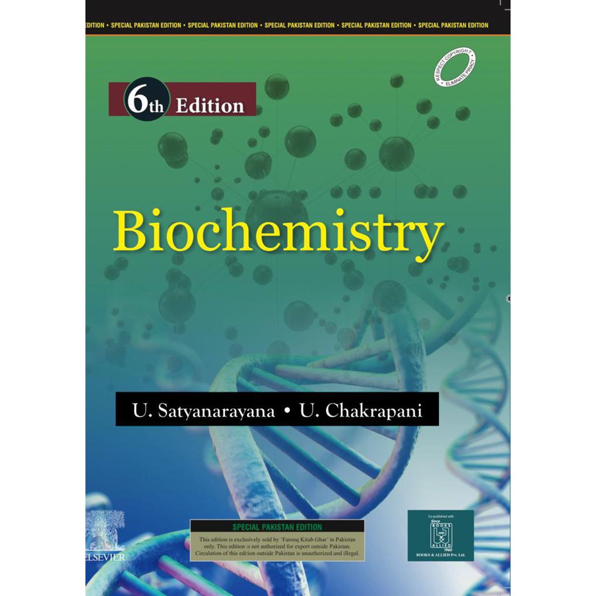 Biochemistry Online Book Biochemistry Book By U Satyanarayana Edition