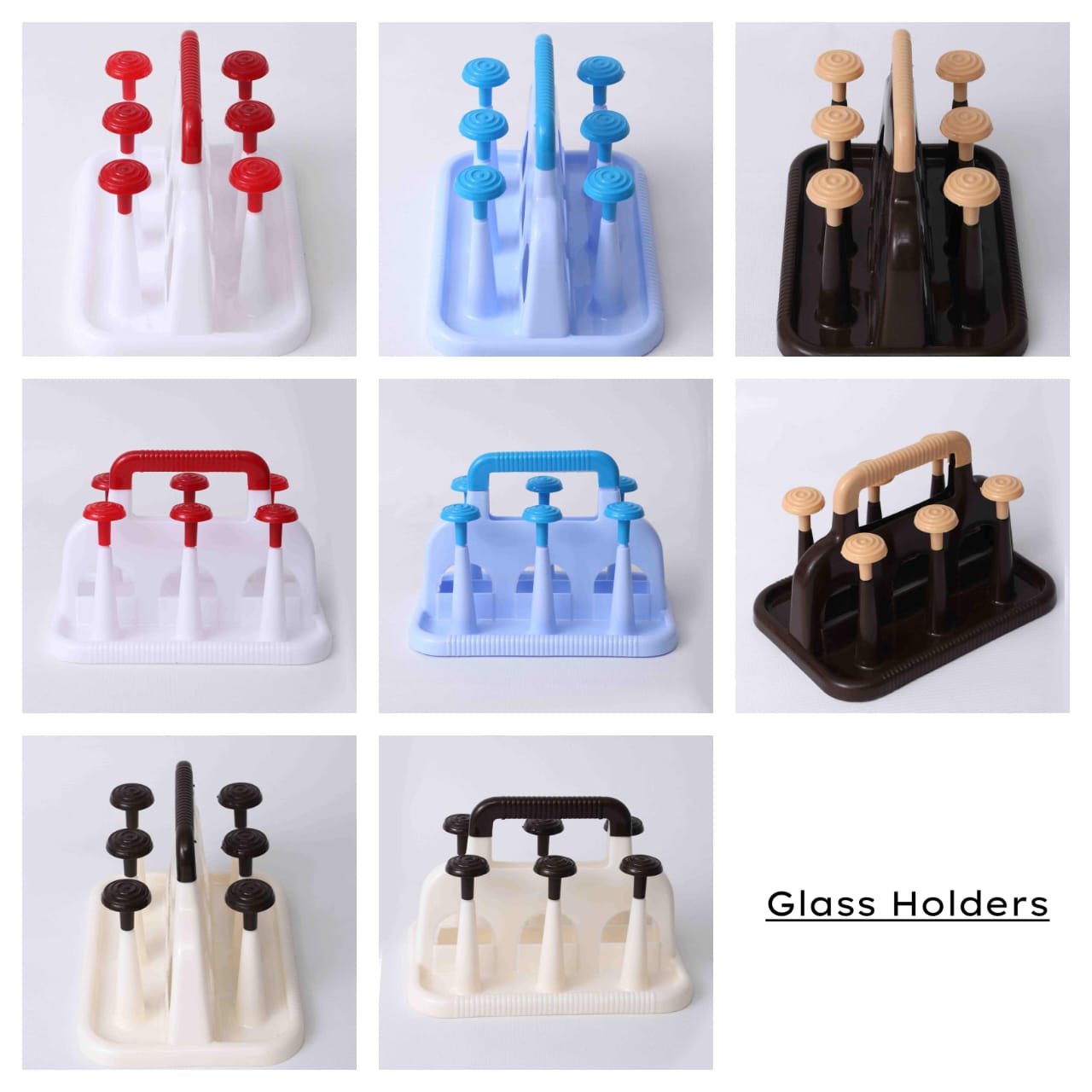 Glass Stand Rectangular Shape Plastic Glass Cup Holder Drying Rack ...