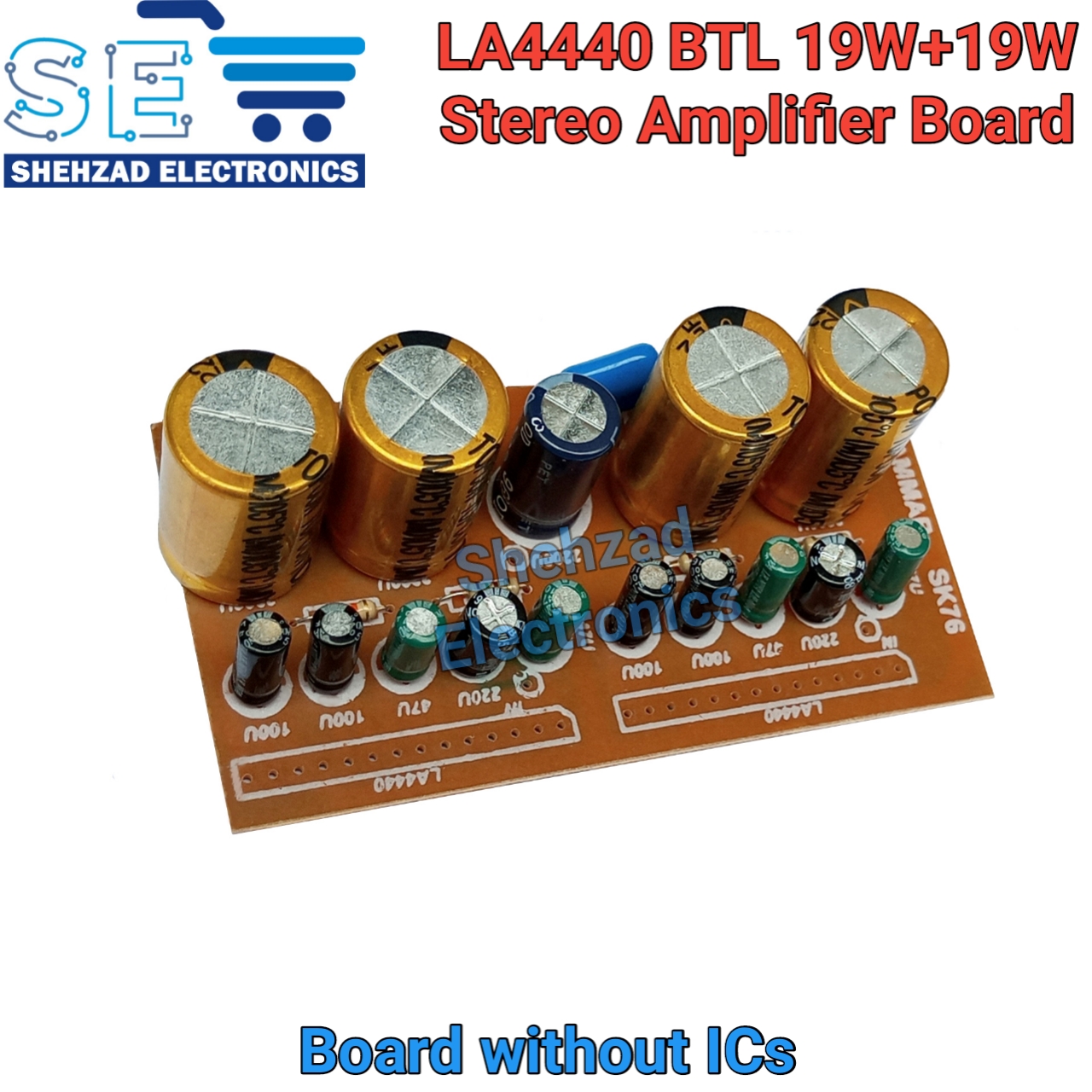 LA4440 BTL 19W+19W Stereo Amplifier Board Kit – High-Fidelity Dual ...