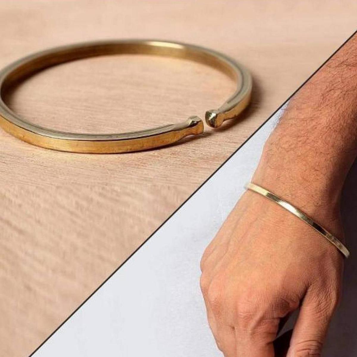 New High Quality Golden & Silver Kara for Boys and Men | Daraz.pk