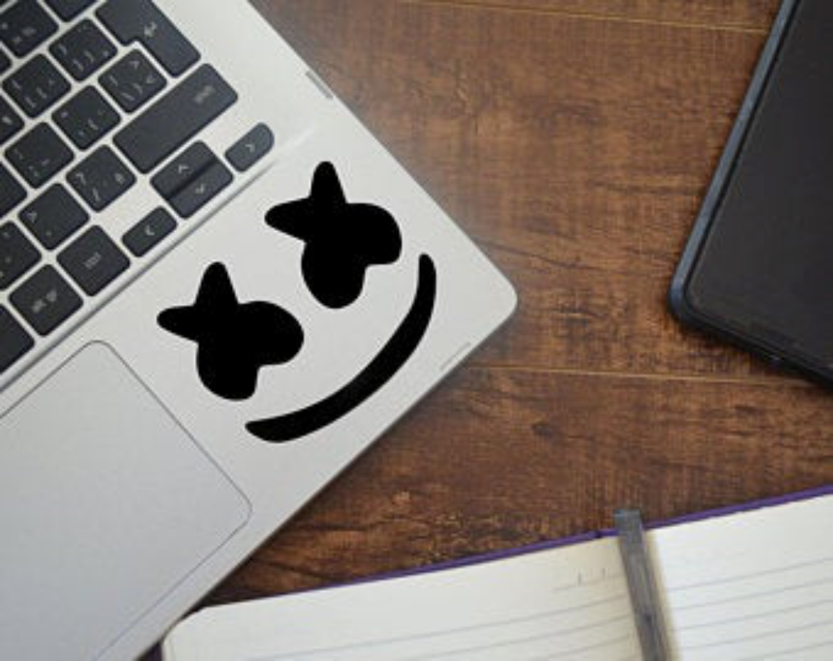 Marshmello EDM DJ Vinyl Decal Laptop Stickers, Laptop Stickers | Daraz.pk