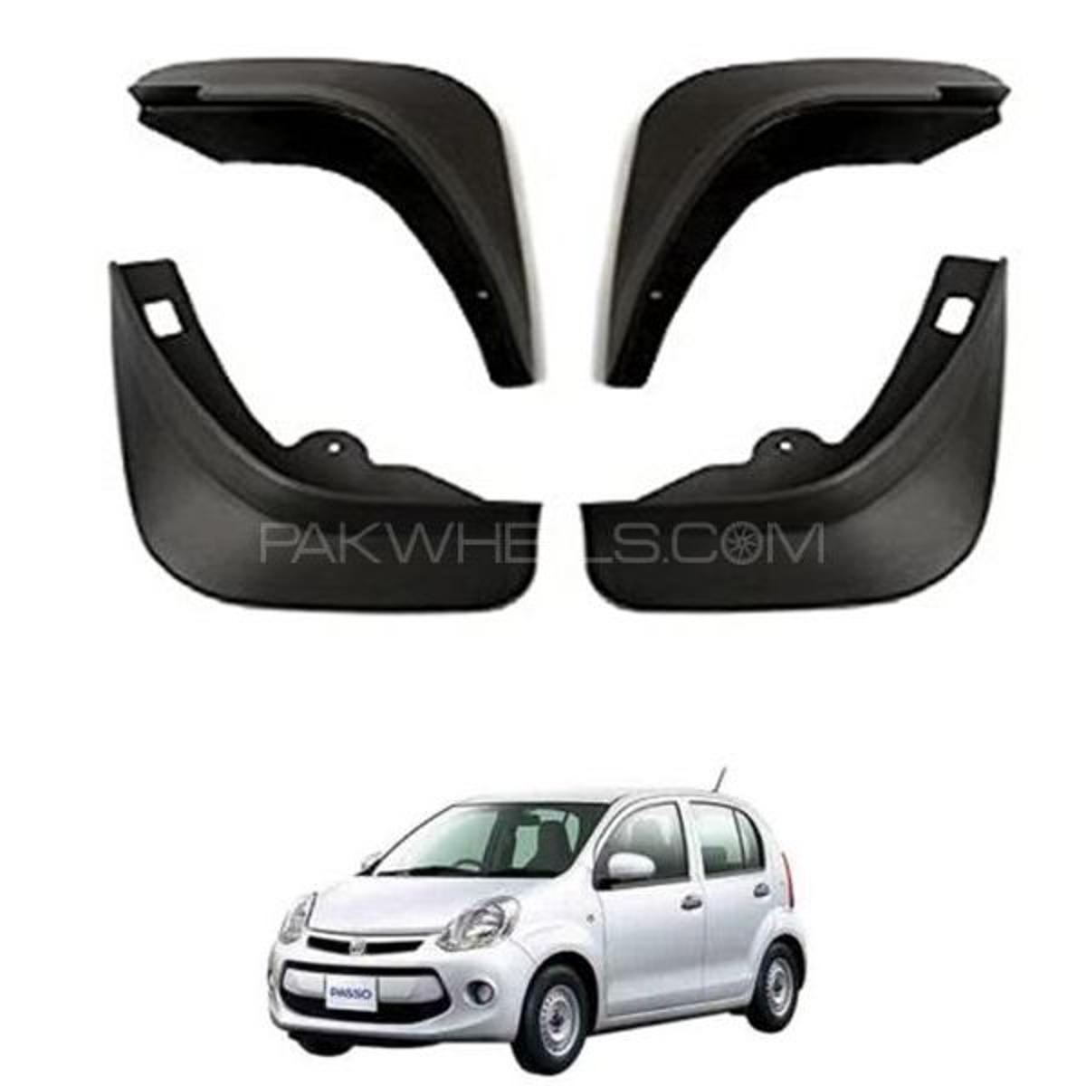 Toyota Passo Mud Flaps 4 Pieces Black | Daraz.pk