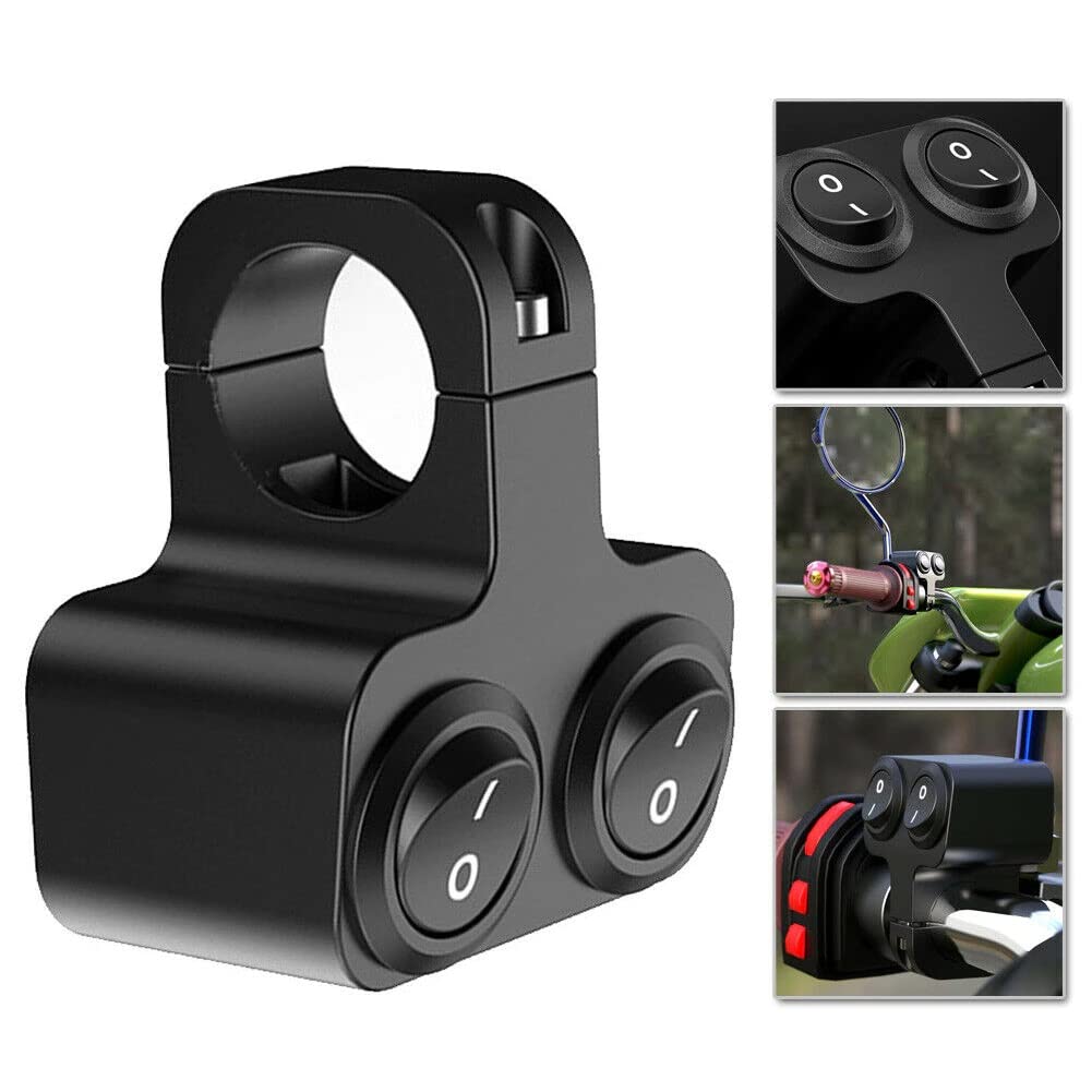 Dual Port Switch 12V - 10A Waterproof Motorcycle CNC Aluminium Alloy on ...