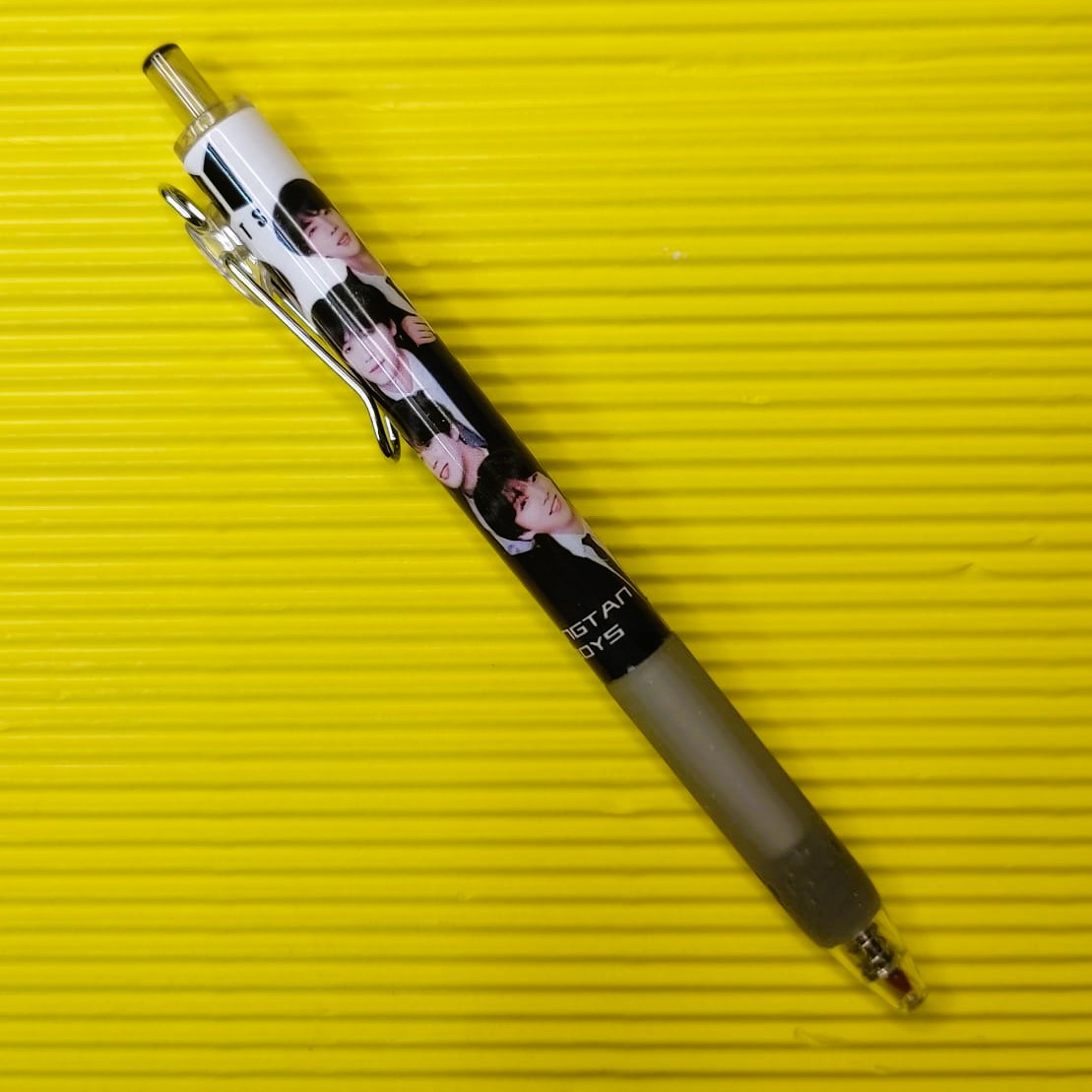 BTS Pen - Bangtan Boys Pen - Metal Clip Gel Pen | Daraz.pk