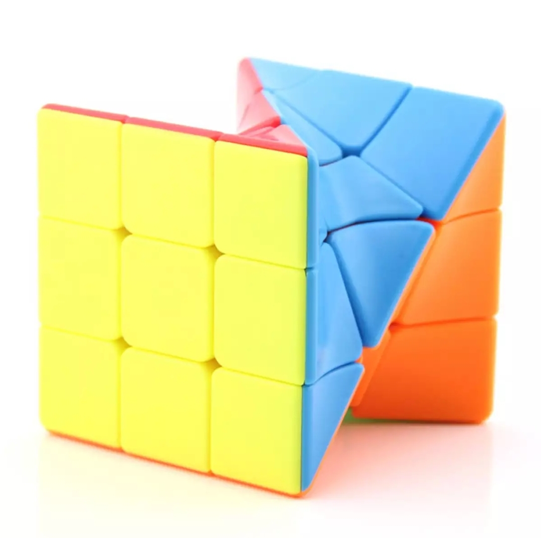 Rubik's Cube Twisty 3x3 Sticker less Speedy Puzzle cube fast speed ...
