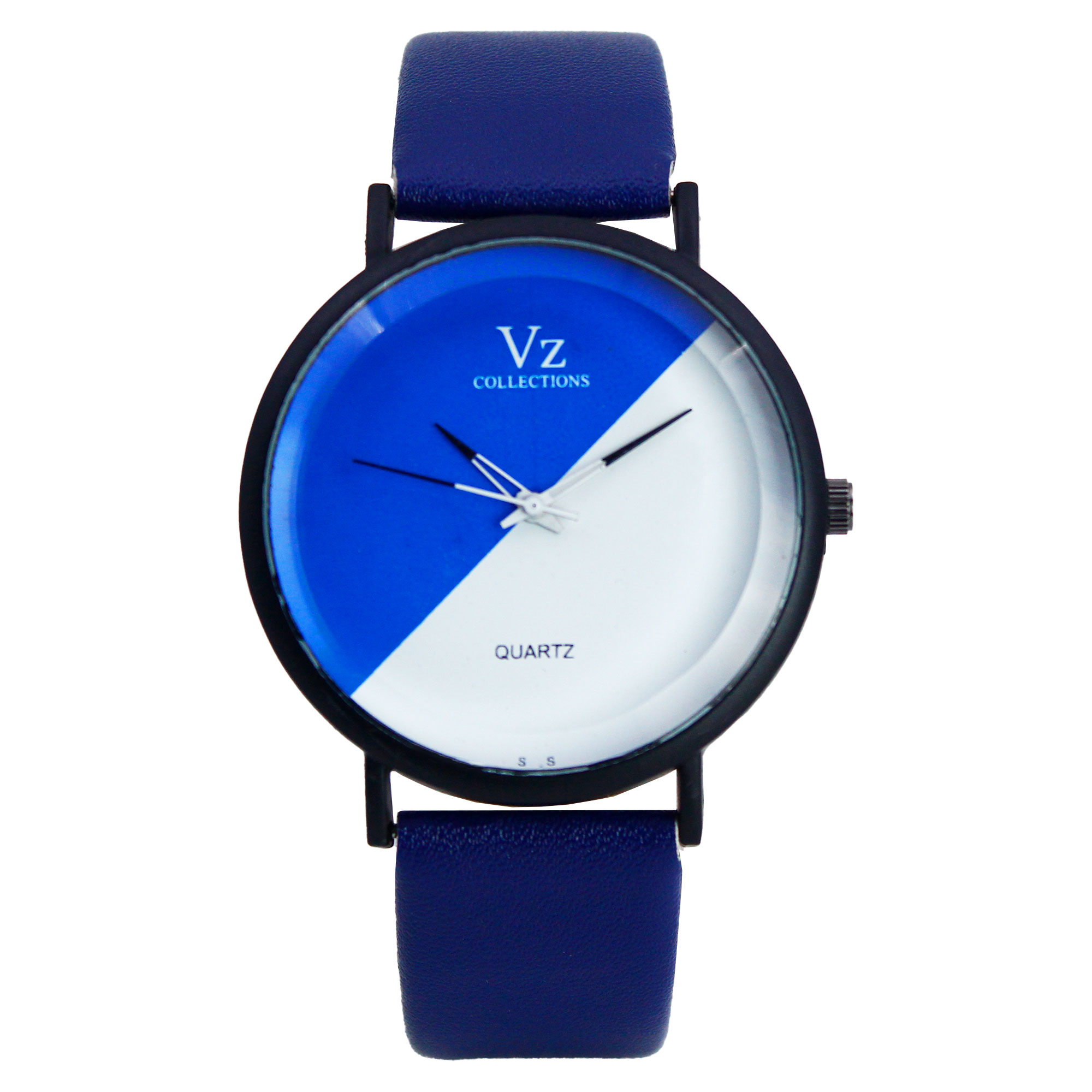 Stylish Round Dial Smooth Leather Straps Casual Watch Stylish Analog ...