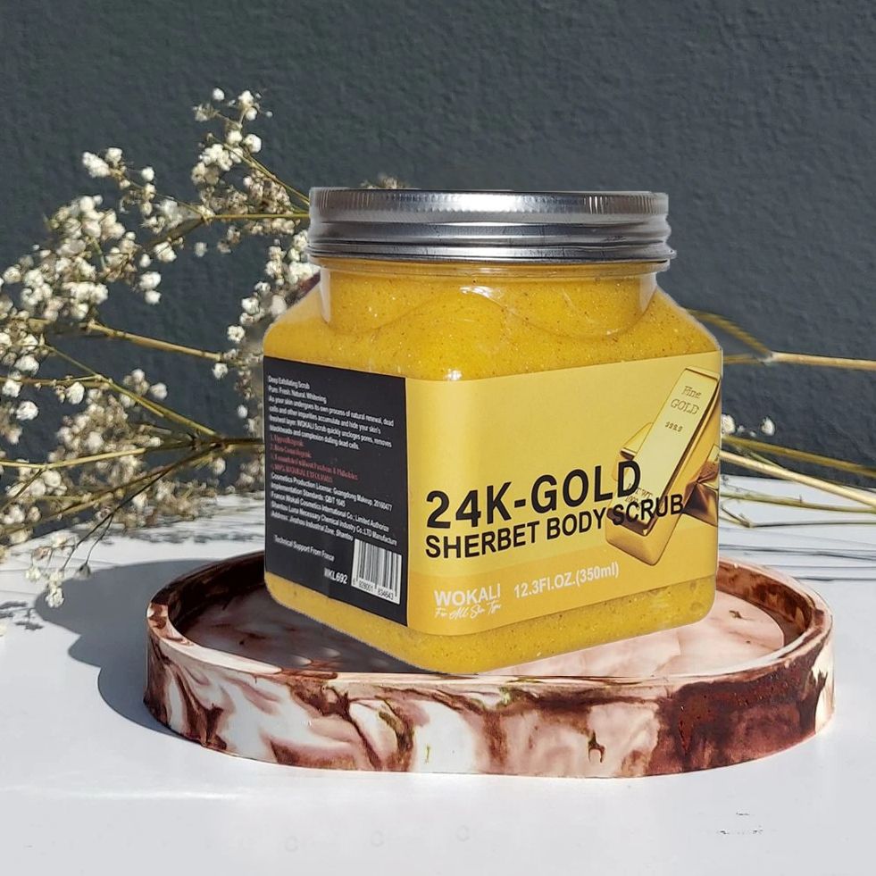WOKALI 24K Gold Sherbet Body Scrub 350ml WKL692 | Daraz.pk