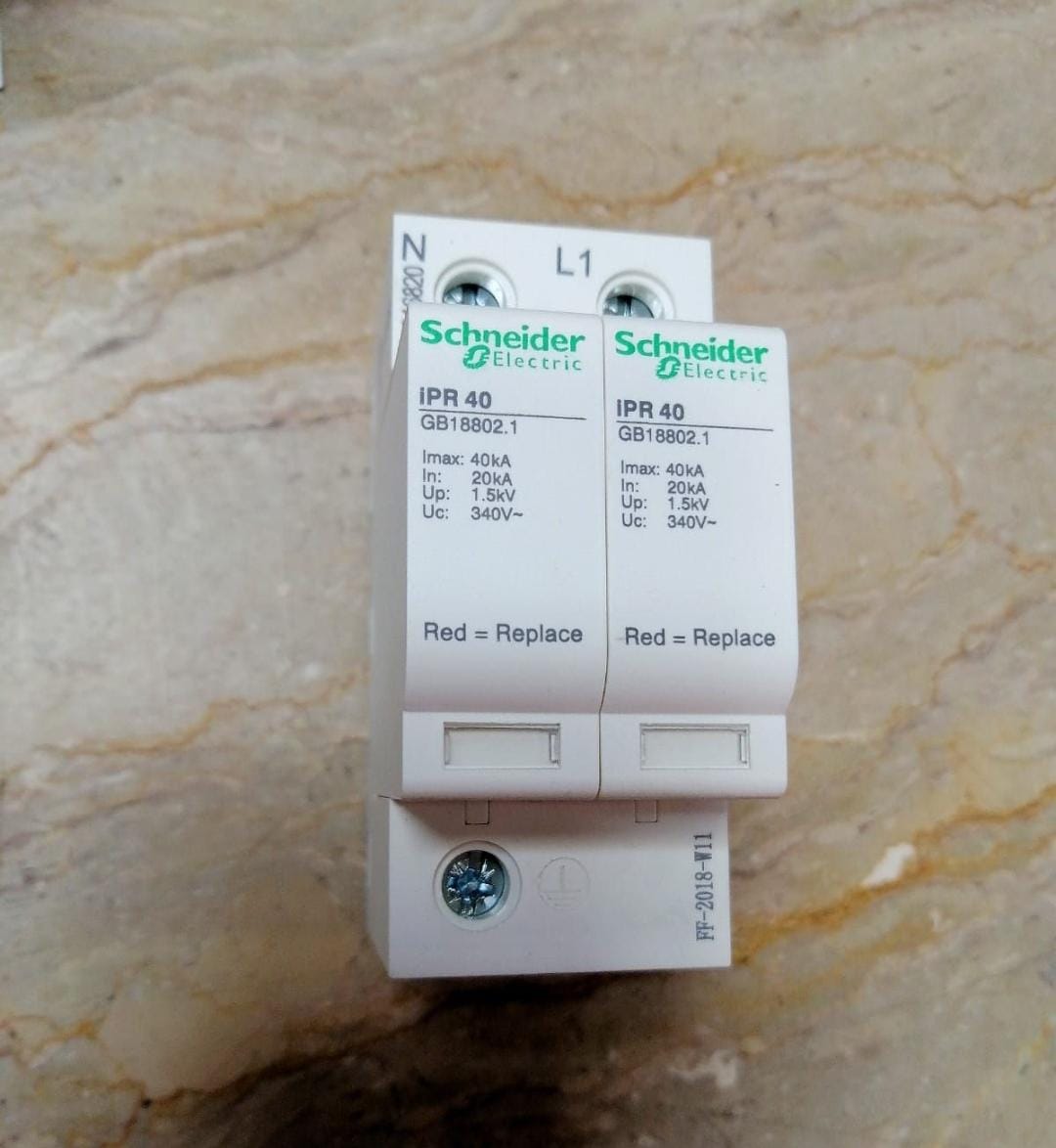 Schneider AC 2P SPD 40KA ( Surge Protection device ) | Daraz.pk