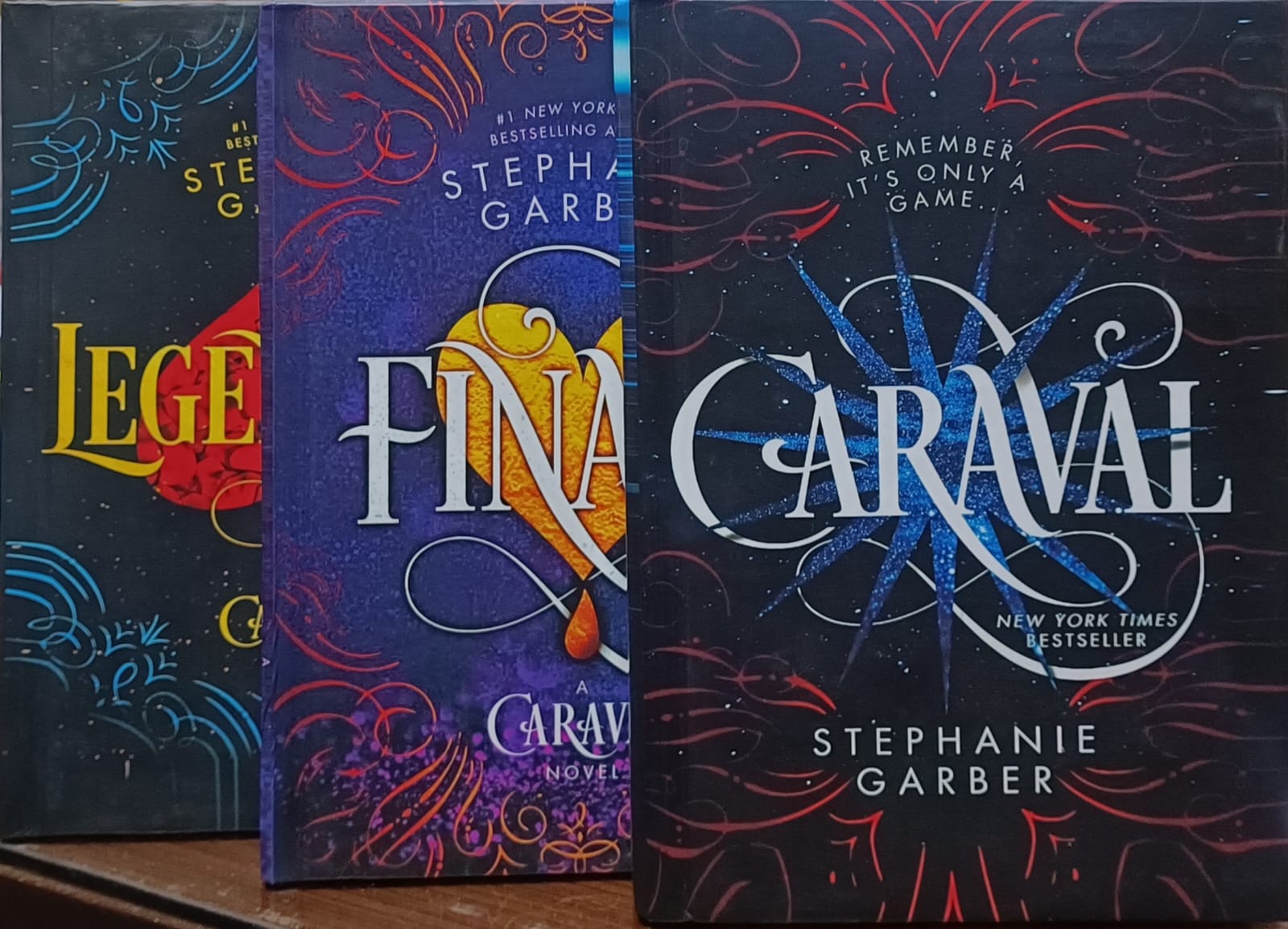 Caraval Series Hard Cover: Caraval, Legendary, Finale By Stephanie ...