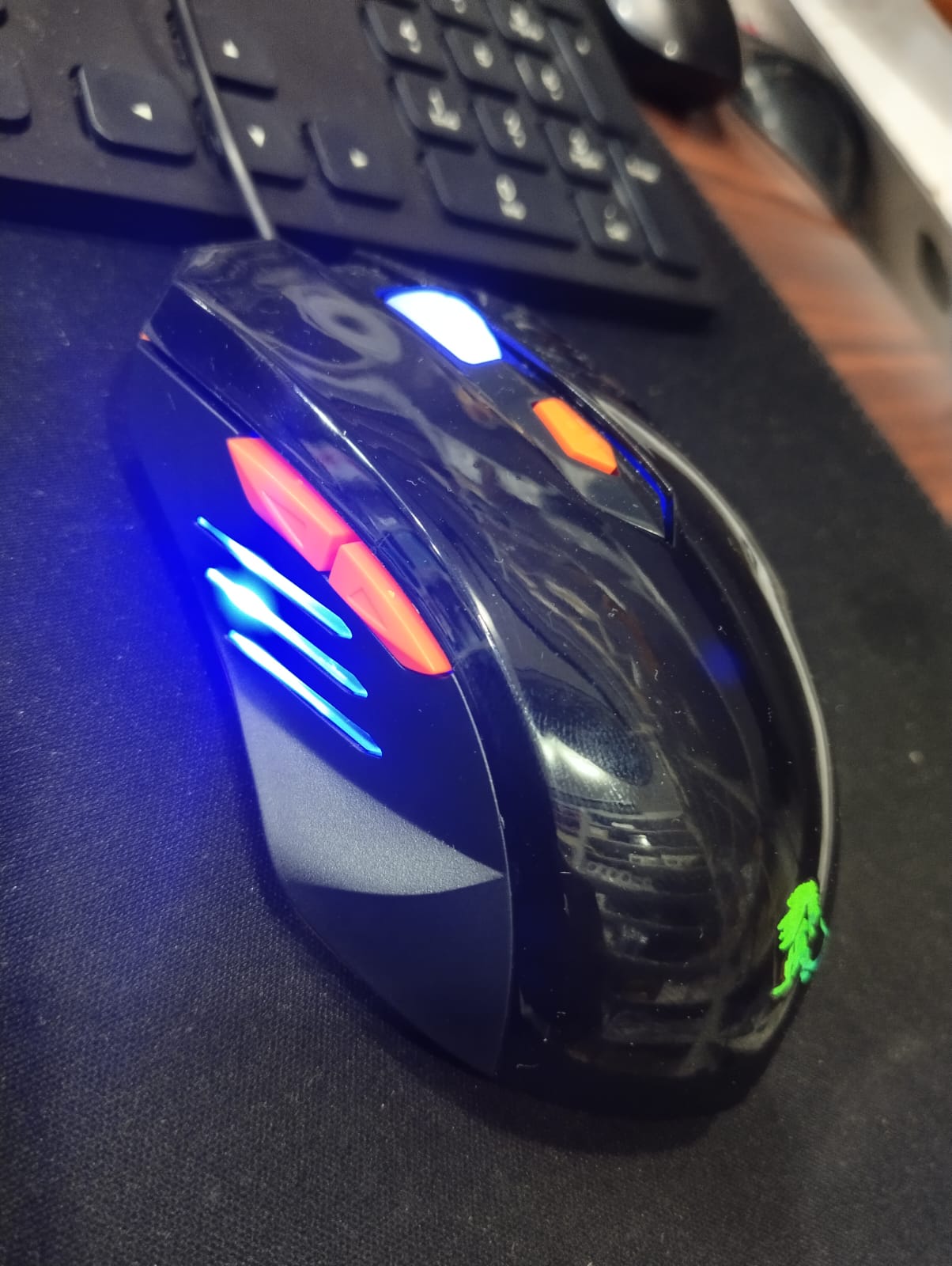 7 Light Rainbow Colour RGB Mouse wired Mouse 1200 DPI, Light Weight ...