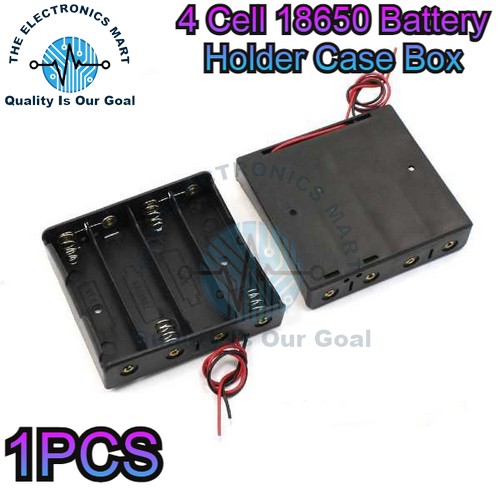 4 Cell 18650 Battery Cell Holder Case Box In Pakistan | Daraz.pk