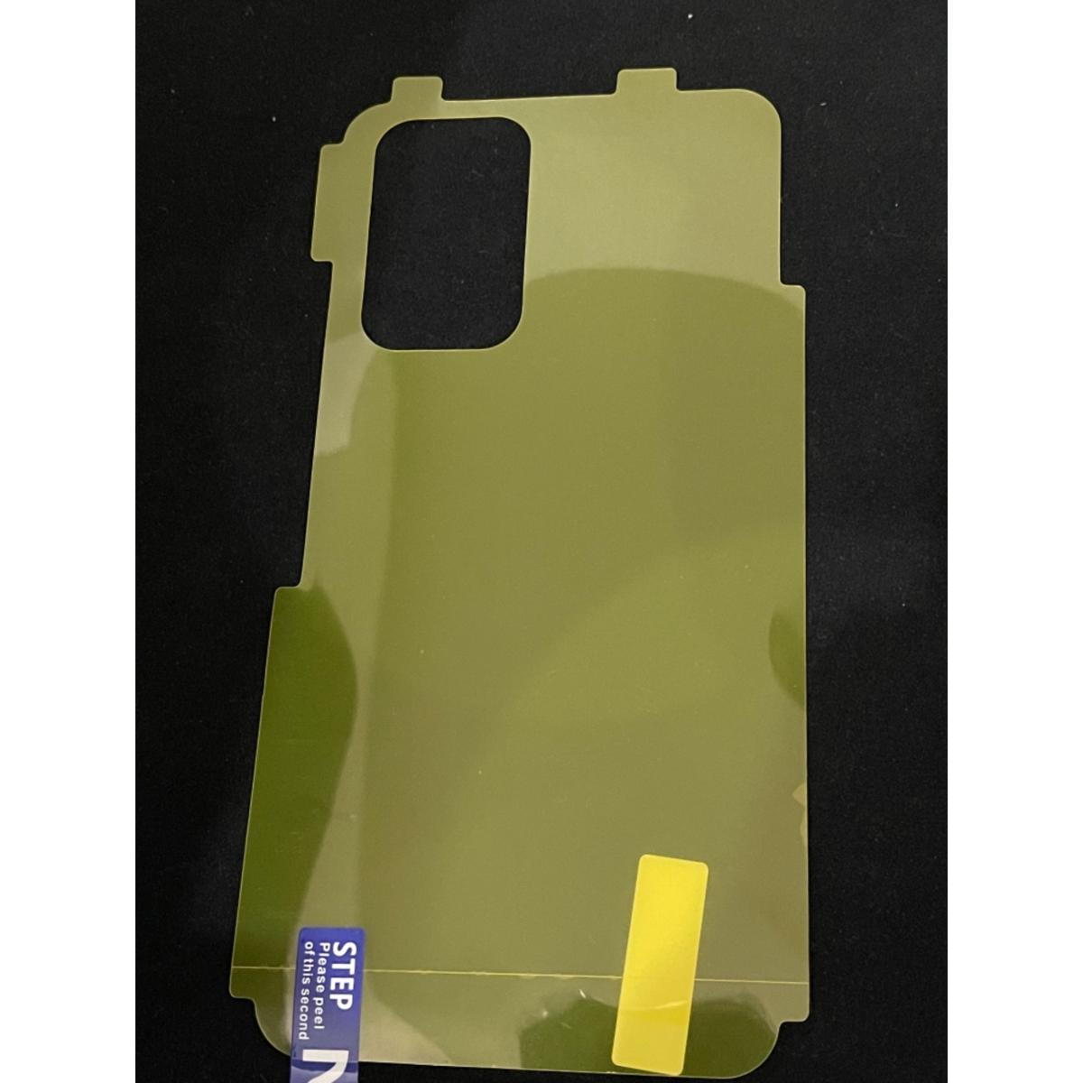 Infinix Note 10 Pro Back Yellow Hydro Gel 360 Smooth Sheet Edges Jelly ...