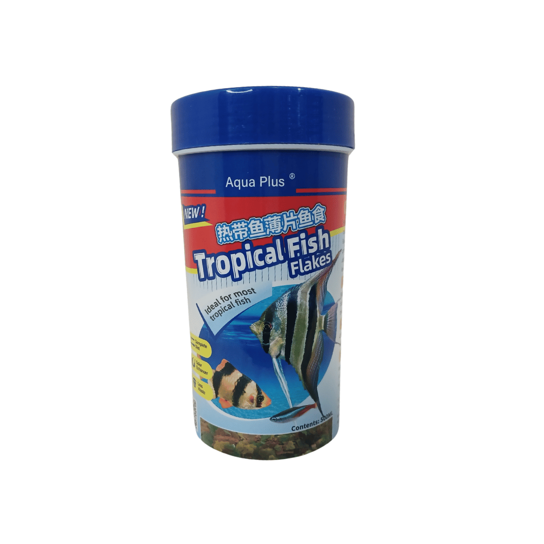 AquaPlus Tropical Fish Flakes - 80g | Daraz.pk