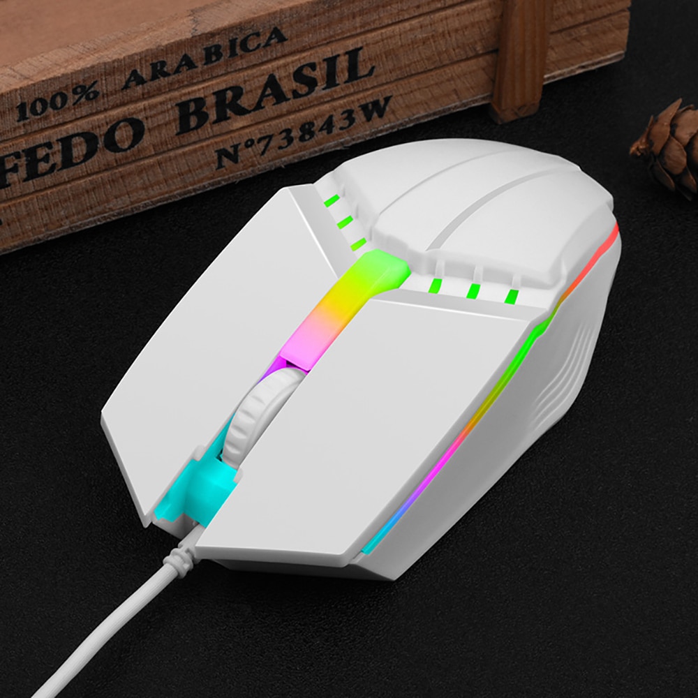 X3 USB Wired Coumpter Gaming Mouse Colorful Glowing Ergonomic Gaming ...
