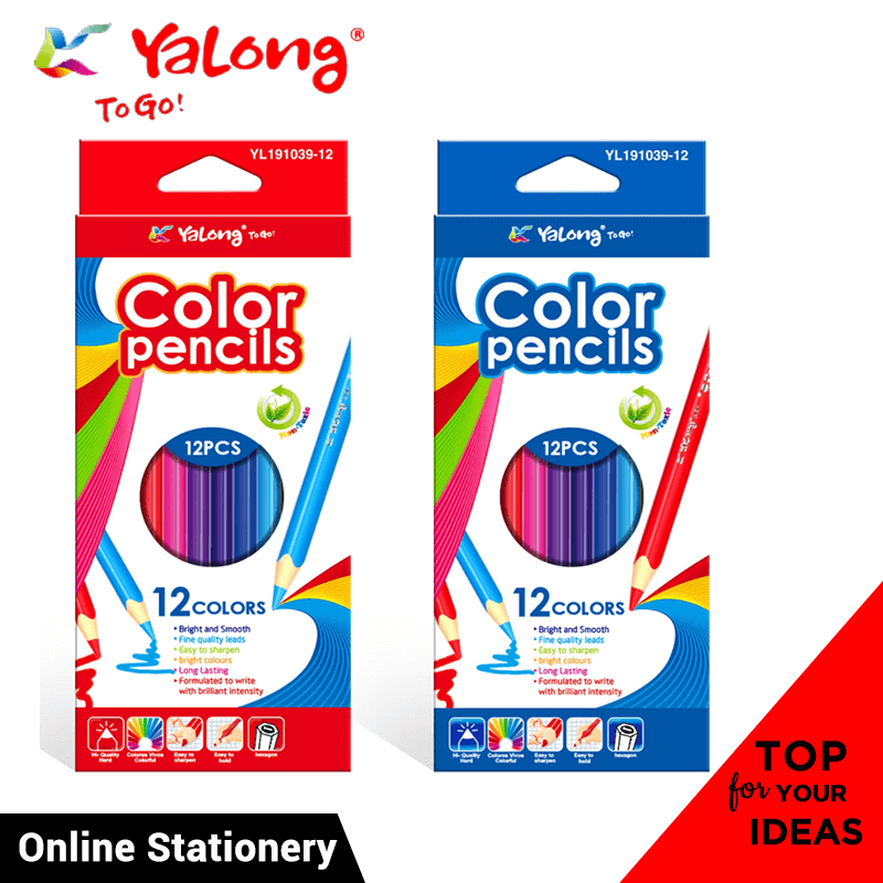 Yalong Colored Pencil Set For Sketch and Drawing Pack Of 12 | Daraz.pk
