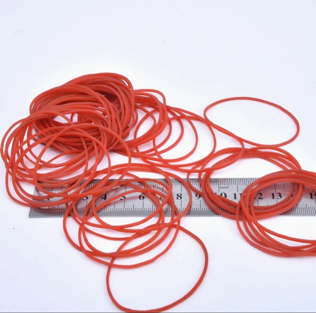 High Quality Red Color Rubber Bands hair Packing Business School ...