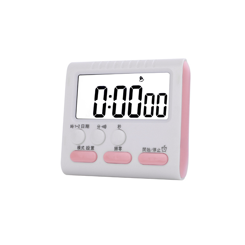 Chinese and English kitchen timer electronic stopwatch student timer ...
