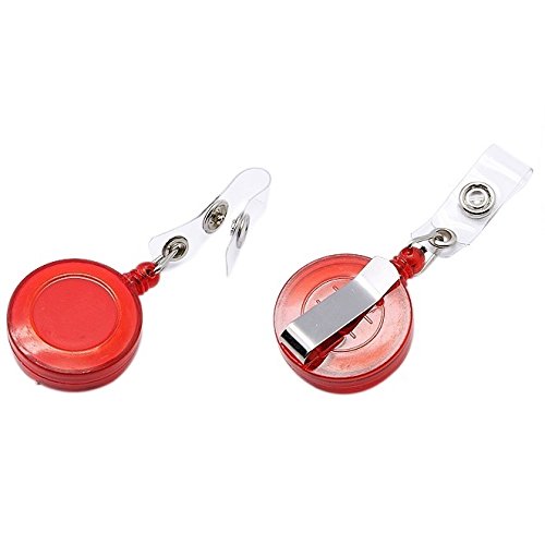 Round Shape Yo-Yo Retractable Key Ring for ID Card Holder | Daraz.pk