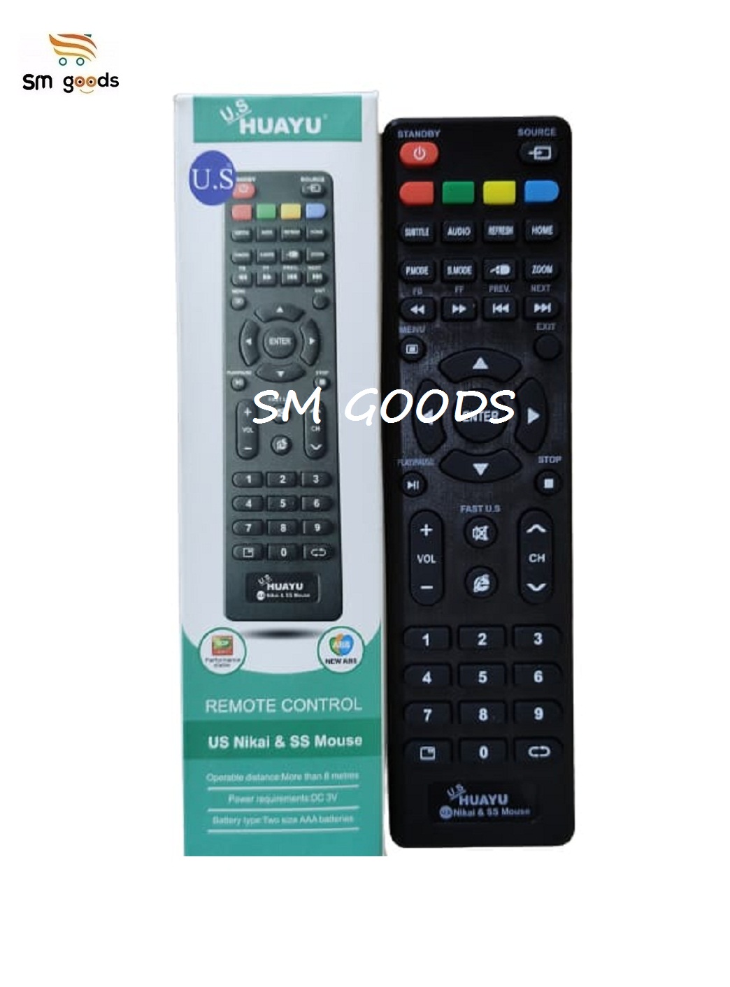 Nikai Curved Smart Led TV Remote with Mouse Button | Daraz.pk