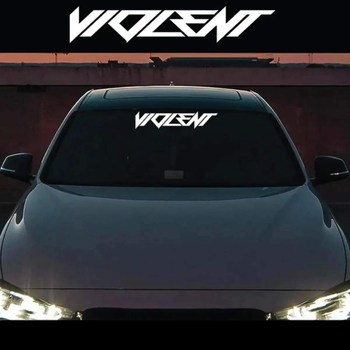 Violent Sticker for Car 16x4 inch. | Daraz.pk