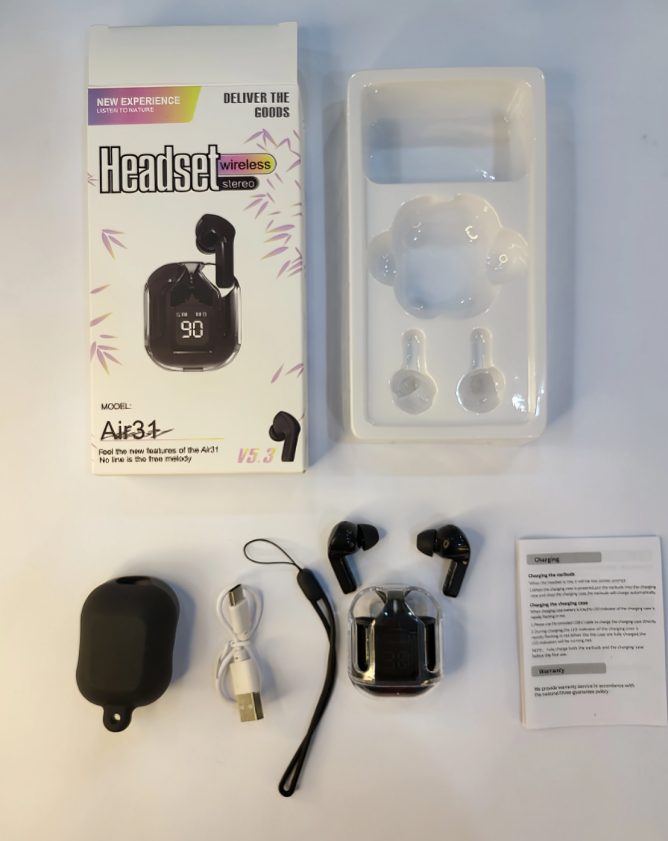 Airpro & Air 31 TWS I12 Airpods_ with Super Sound & High Quality Touch Sensors True Stereo ...