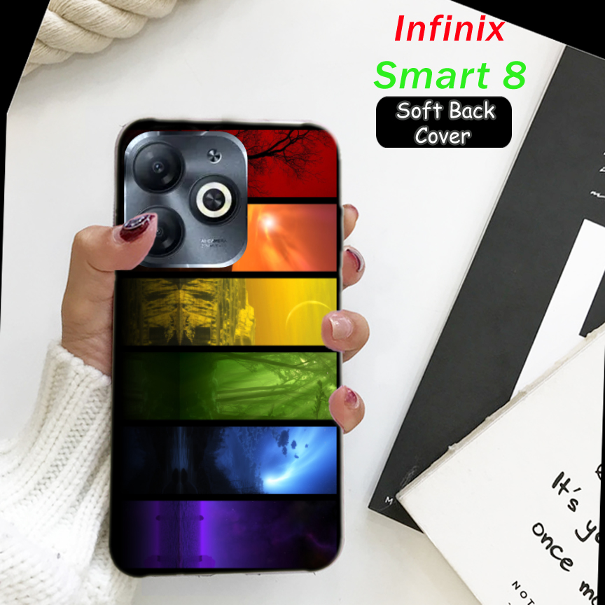 Infinix Smart 8 Back Cover - Art Soft Case | Daraz.pk