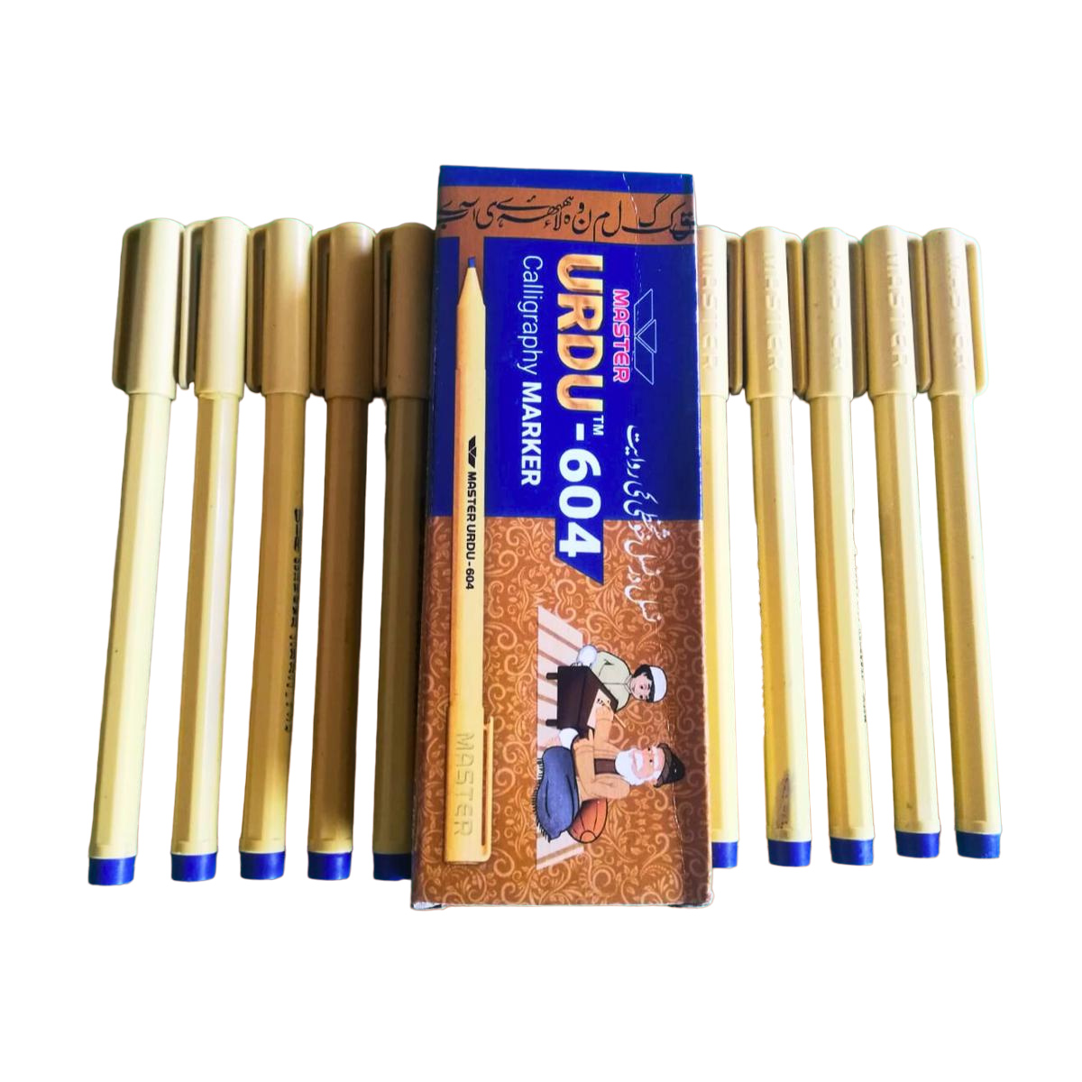 Master Urdu Calligraphy Marker 604 - 10 Markers in 1 Box | Daraz.pk