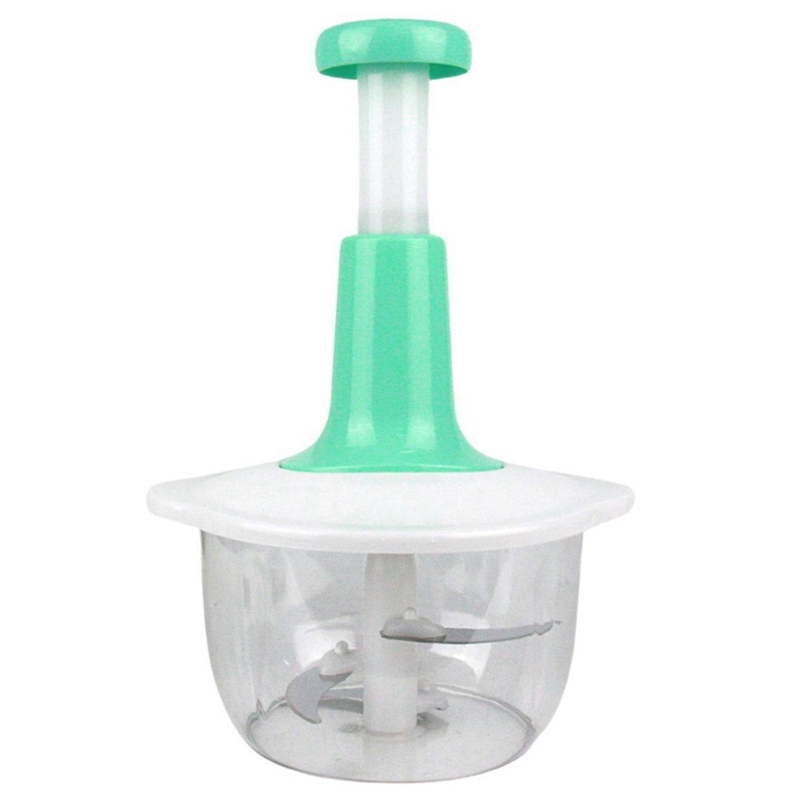 MULTI FOOD CHOPPER 2 LITER with 3 Curved Stainless Steel Blades with ...