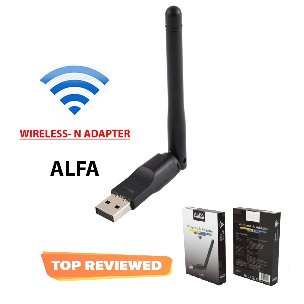Alfa Wifi Net Wireless-N USB Adapter Fixed 3DBi Antenna Soft AP Wifi Utility For Windows For Pc ...