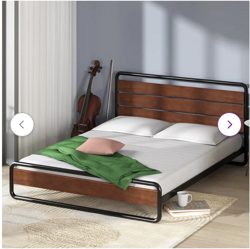 Affordable Industrial Style Bed | Both Single & Double Bed Sizing ...