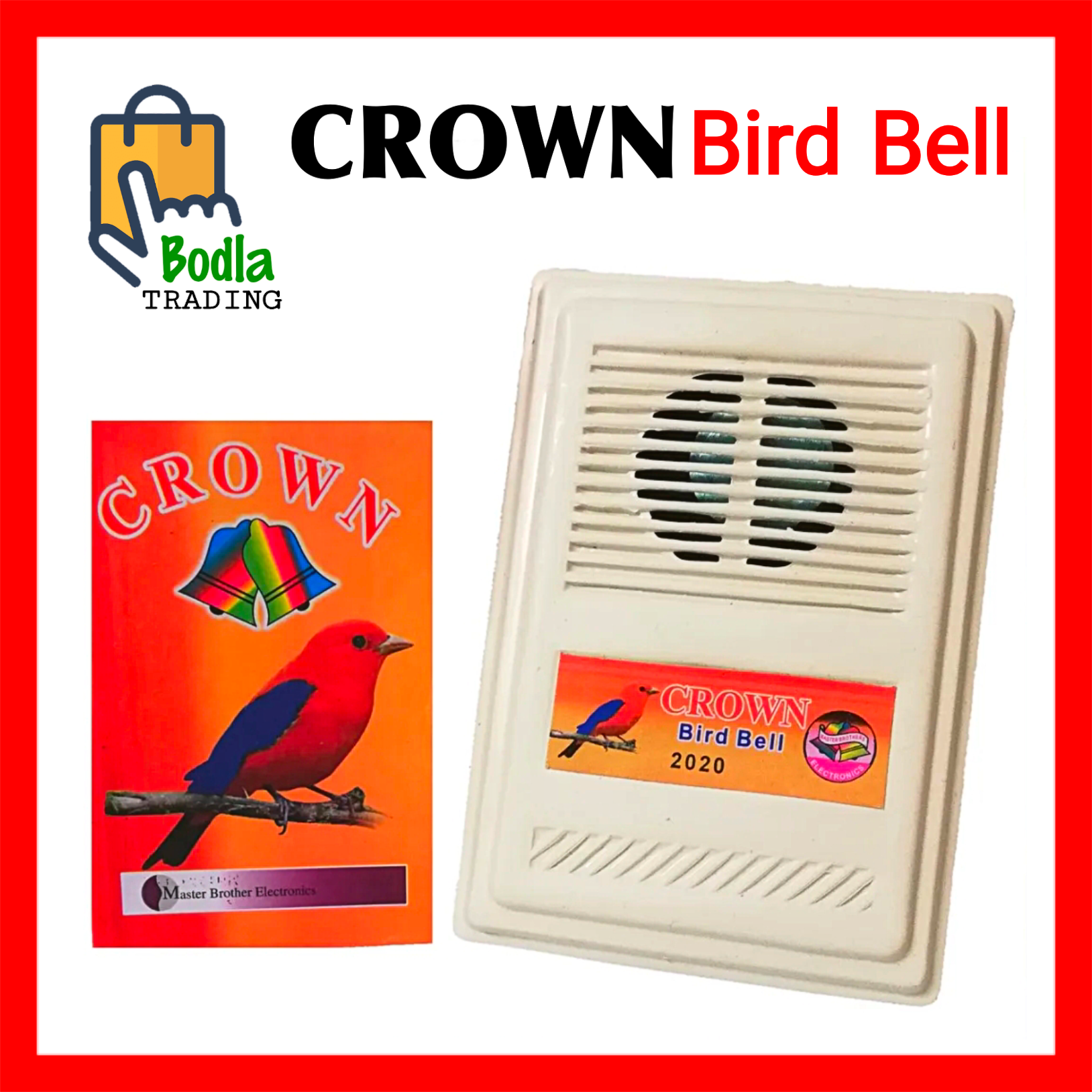 Door Bell Wired Crown High Quality Bird Sound 220V AC | Daraz.pk