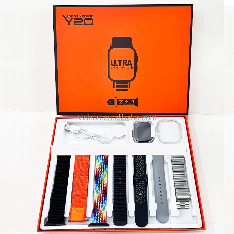 MardenMart - 7 In 1 Straps Ultra Smart Watch | Golden Edition | 2.02 ...