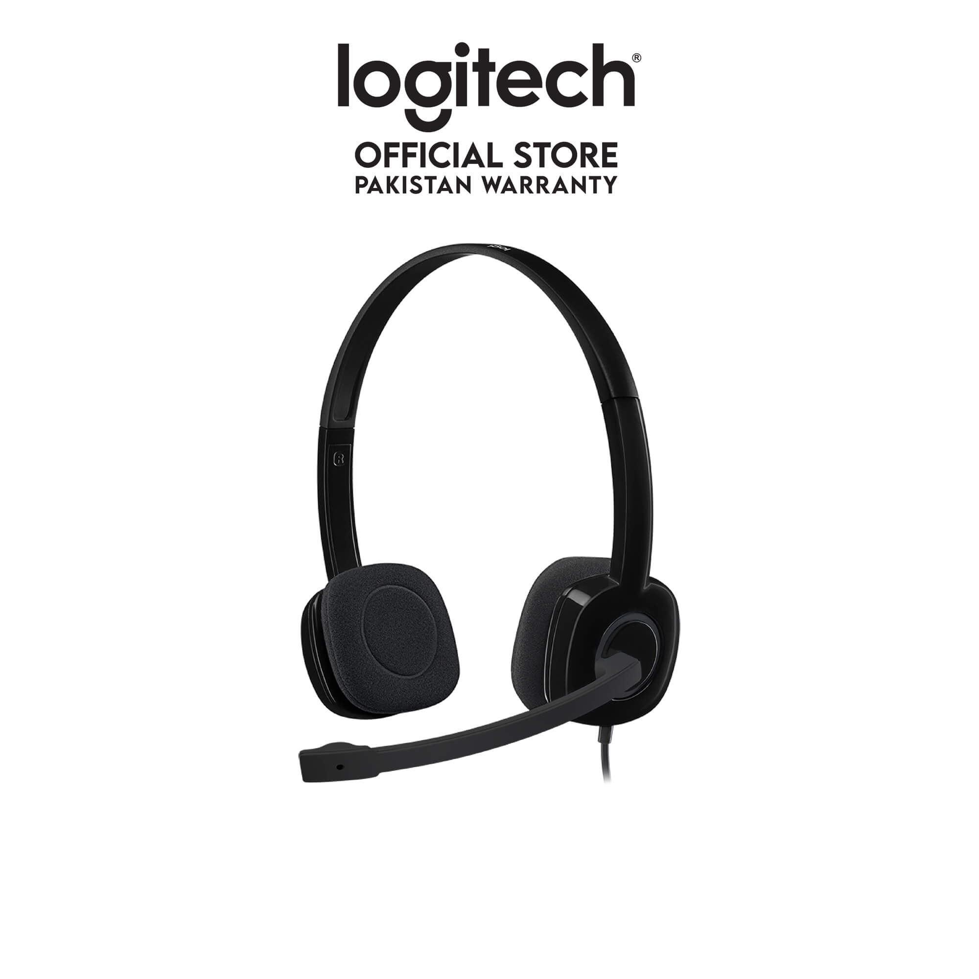 Logitech H151 Stereo Headset with Noise Cancellation Microphone | Daraz.pk