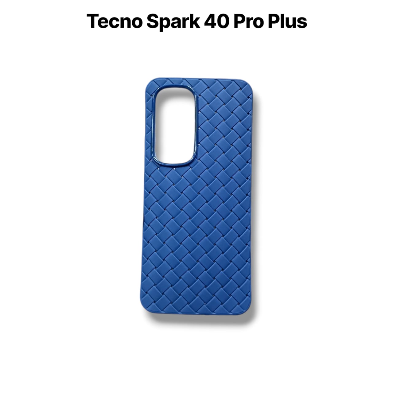 Tecno Spark 40 Pro Plus Back Cover Soft Leather Texture Design Camera ...