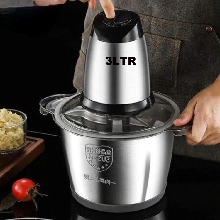 Electric Meat Grinder Multipurpose chopper 2L/3L Vegetable Fruit Cutter Onion Slicer Dicer ...