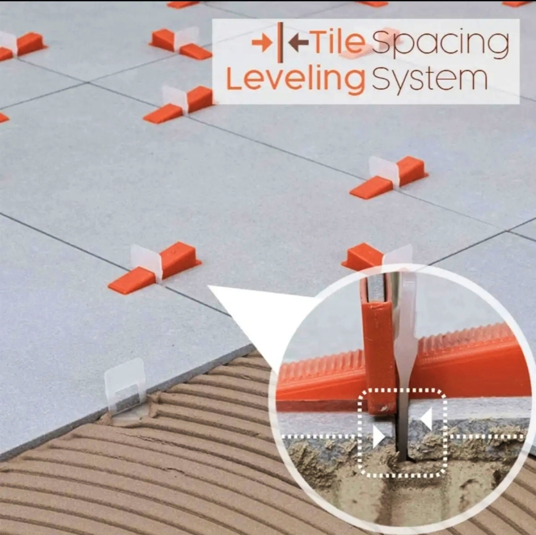 Tile Leveling Spacers Tile Leveling System ( CLIPS ) (100PCS) | Daraz.pk