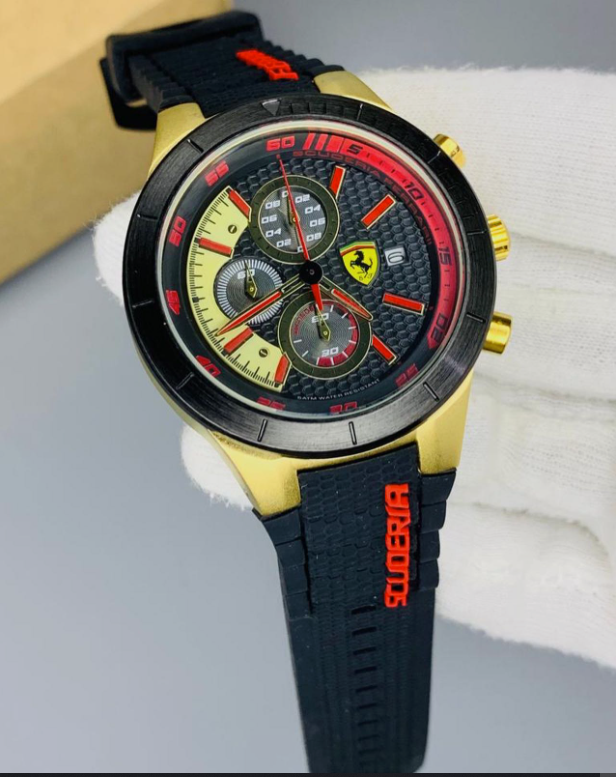 1st copy "Scuderia Ferrari Men's Sports Chronograph -Luxury Racing ...