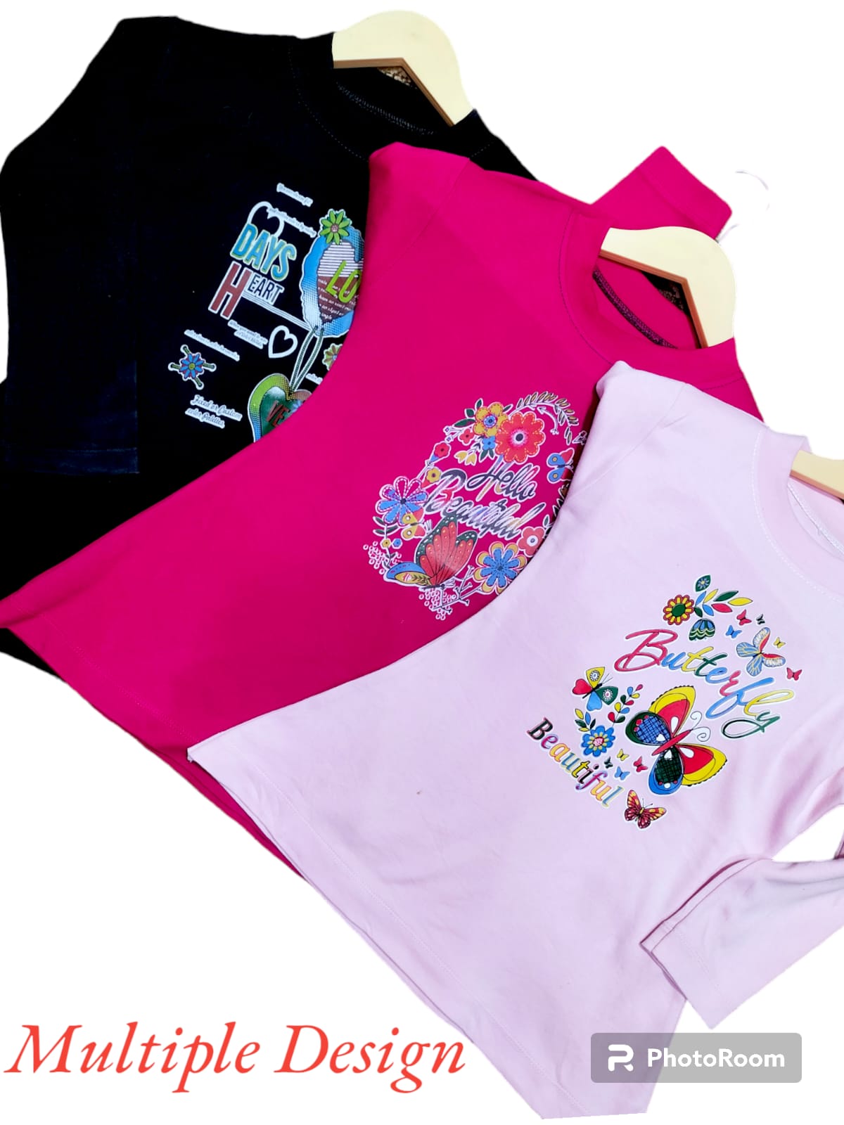 BEBY GIRLS T SHIRTS SMAR COLLETION MULTIPAL COLOR MULTIPAL DESIGN ...