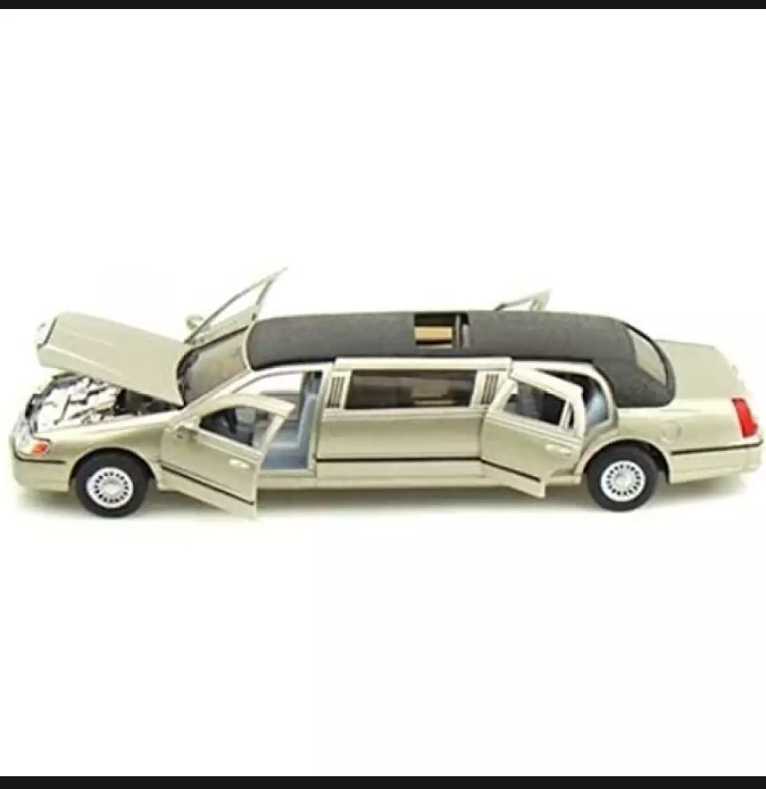 Kinsmart metal limousine car 7" die cast model car limousine toy car ...