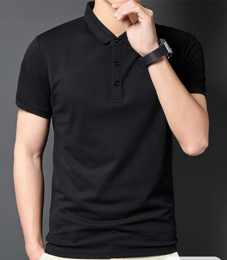 Basic Black polo shirts for men premium polo T shirt for men | Daraz.pk