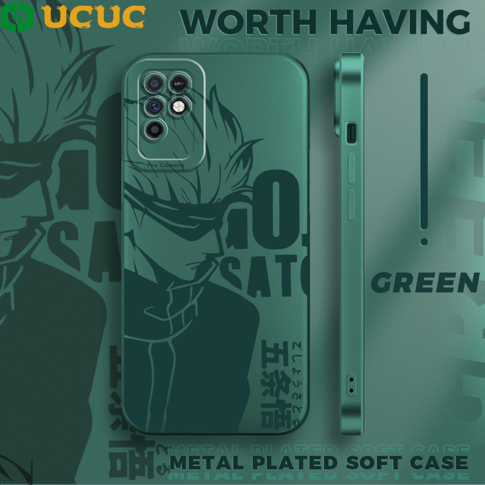 UCUC for Infinix Note 10 Back Cover Cartoon Handsome Gojo Satoru Design ...