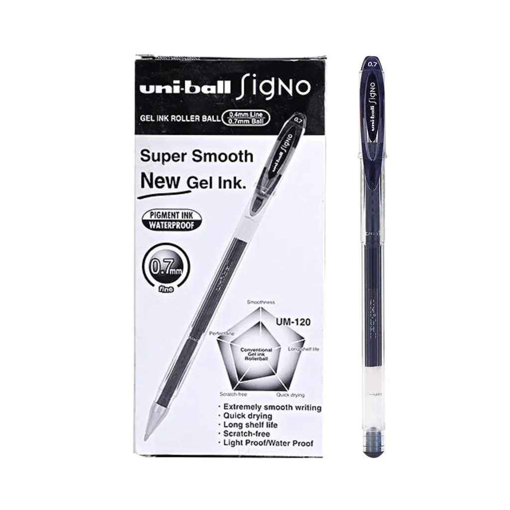 Uni Ball Signo Gel Pen 0.7mm Pack of 12 – Smooth Writing, Bold Ink ...