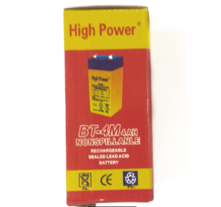 6V 4AH rechargeable lead acid battery | Daraz.pk