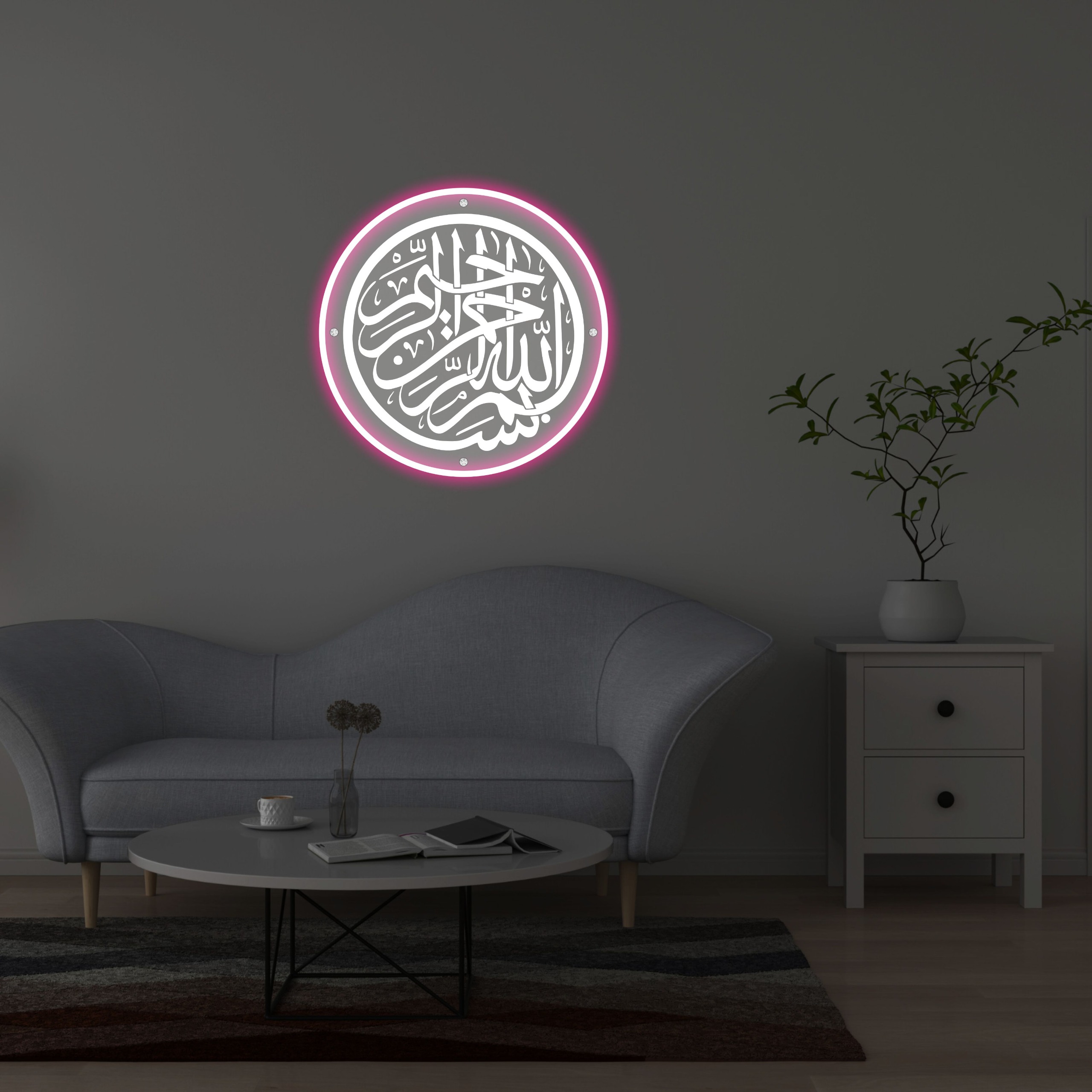 Acrylic Neon Sign, Glowing Acrylic Neon Decoration, Stylish Acrylic ...