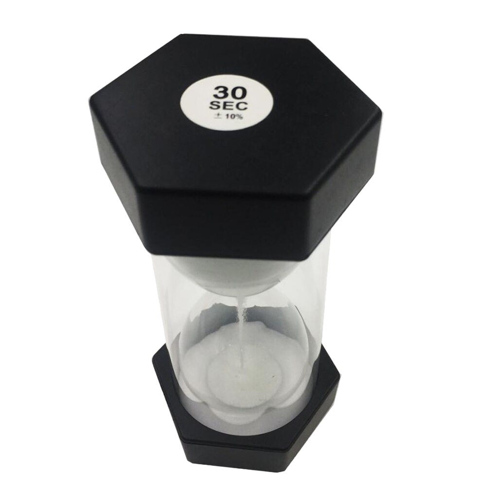 Sand Glass Clock Tea Timer 30 Seconds - Black Hourglass Sandglass Kitchen | Daraz.pk