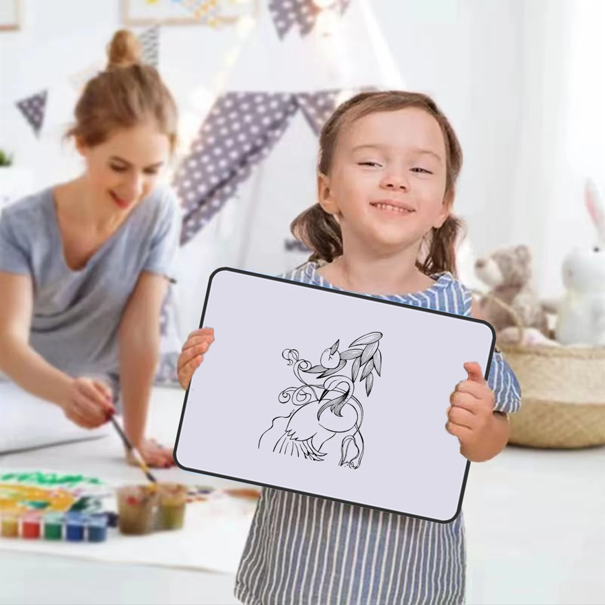 Small White Board Dry Erase Portable Double Sided White Board kids ...